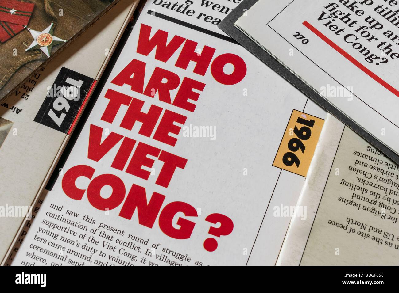 Close-up of a page from 'NAM The Vietnam Experience 1965-75 Magazine ...