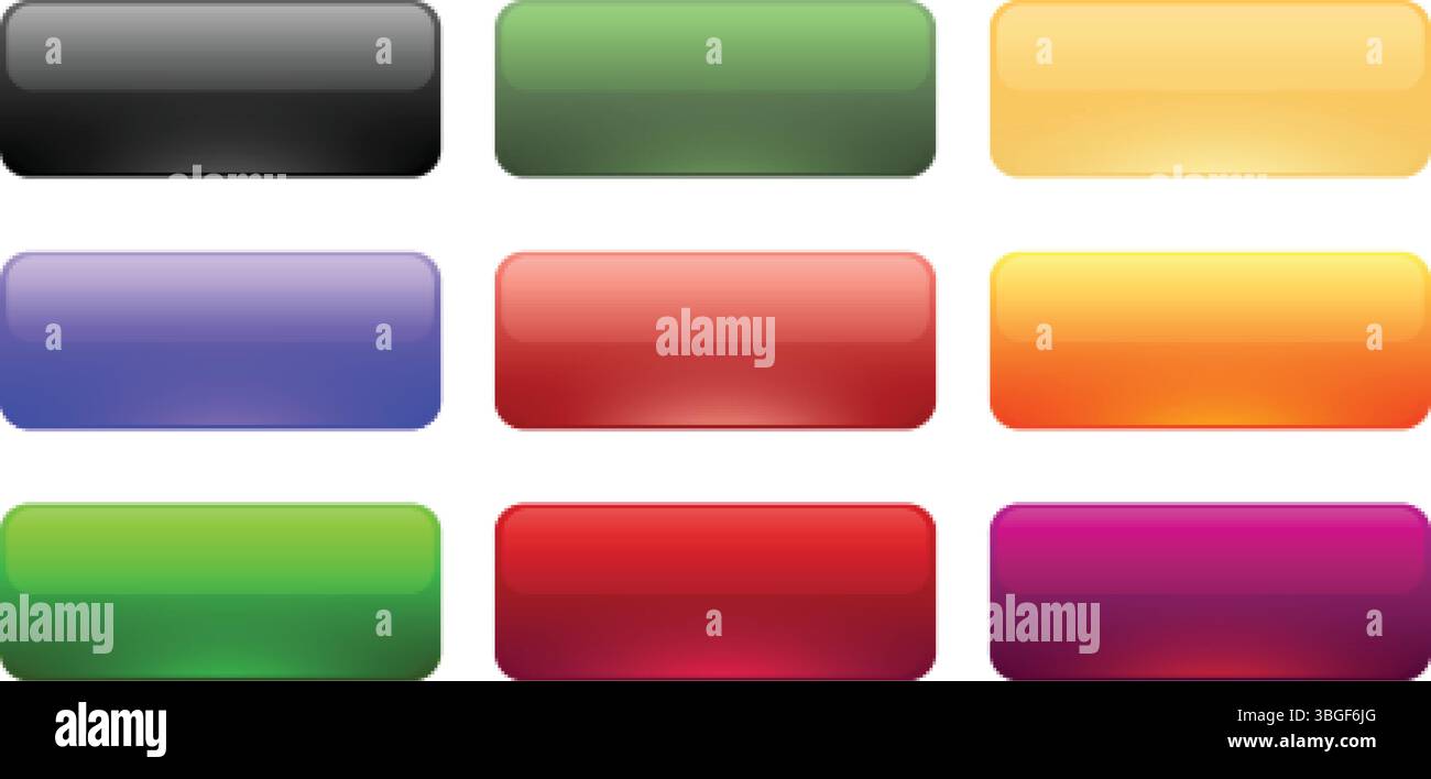 Interactive button design Stock Vector Images - Alamy