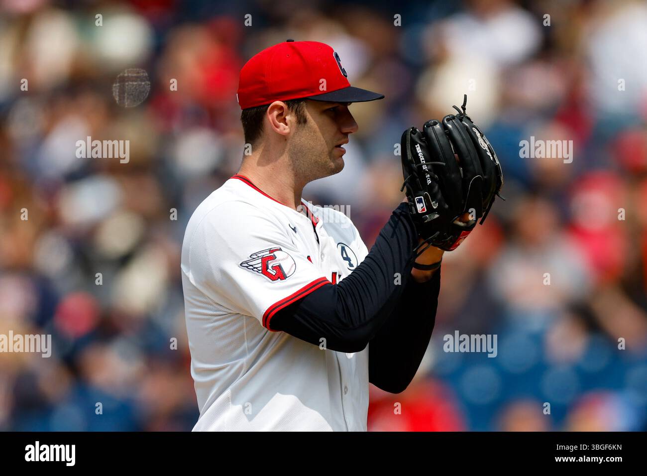 Cleveland, Ohio, USA. 1st June, 2025. Cleveland Guardians pitcher Gavin ...