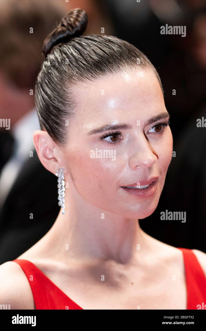 Hayley Atwell poses for photographers upon departure from the premiere ...