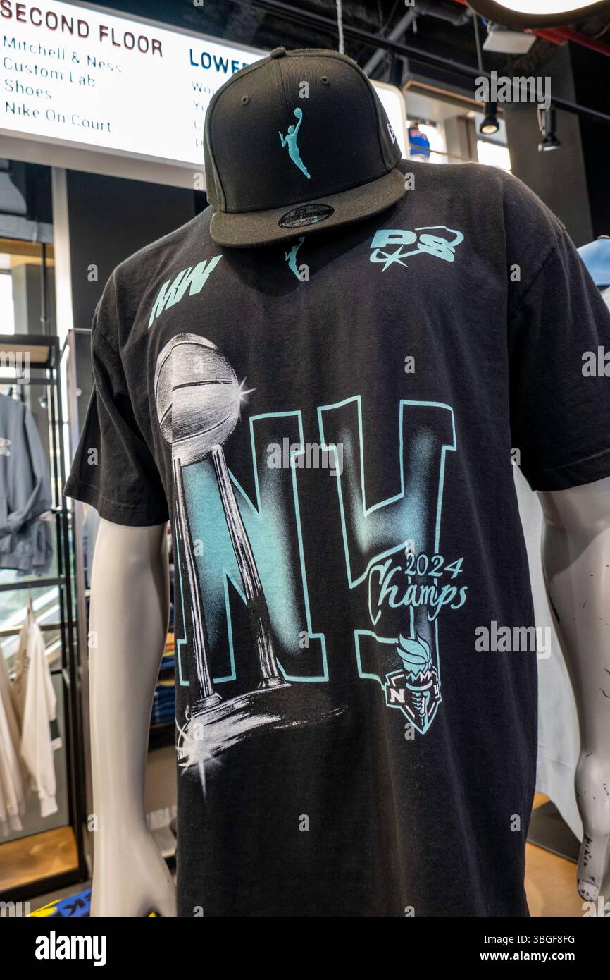 Branded Merchandise is popular at the NBA Store on Fifth Avenue in New ...