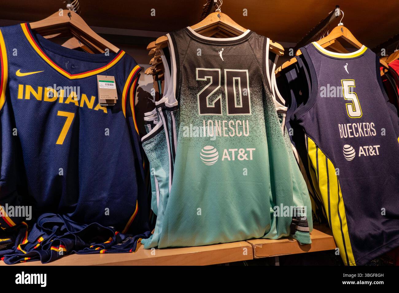 Branded Merchandise is popular at the NBA Store on Fifth Avenue in New ...