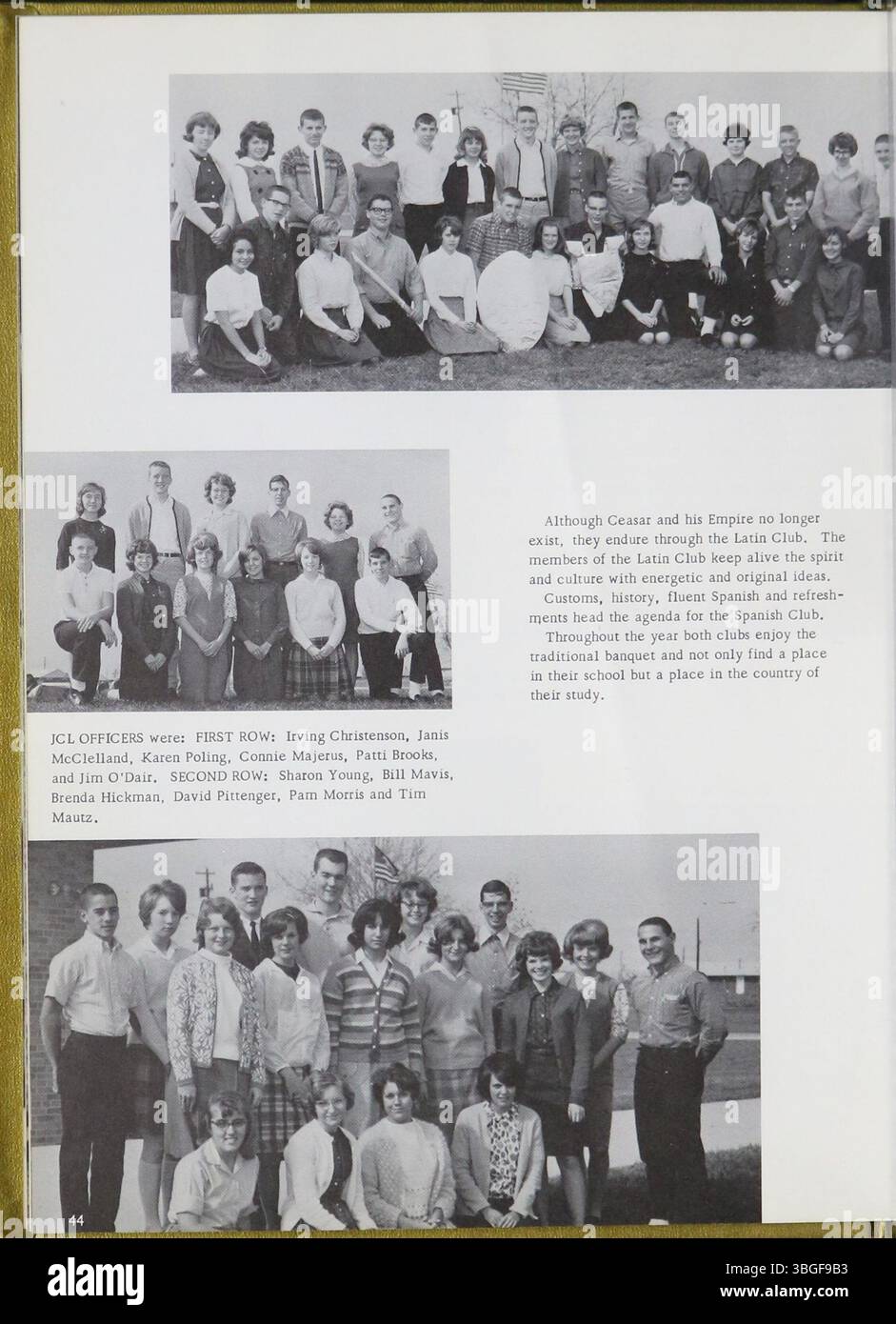 The 1965 Reynolian yearbook of Reynoldsburg High School documents the ...
