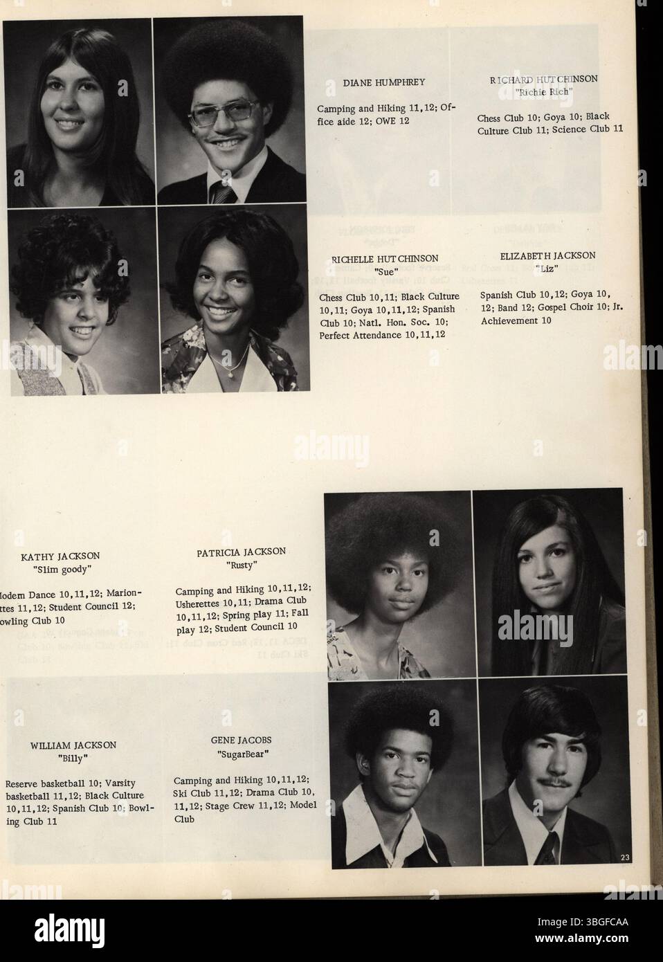 The 1973 Marion Franklin High School yearbook, titled 'Diabolis ...