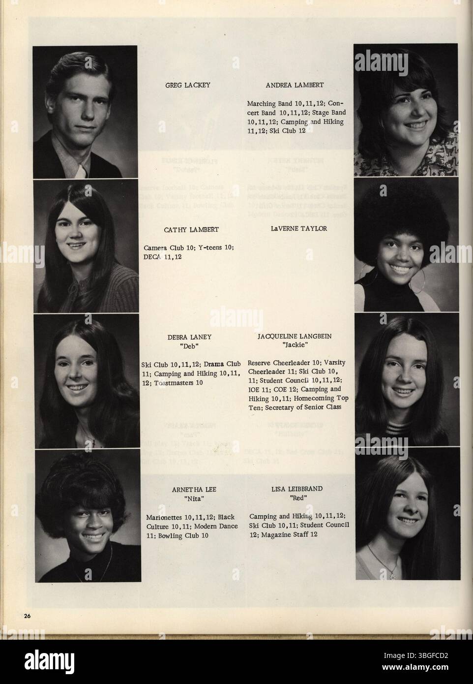 This page from the 1973 'Diabolis' yearbook captures scenes from Marion ...