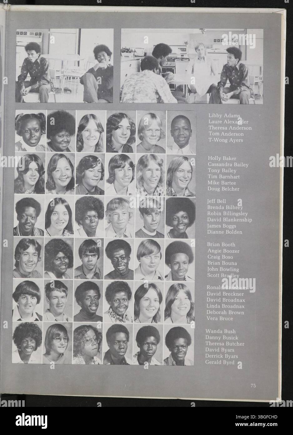 The 1976 yearbook, Diabolis, captures key moments from Marion Franklin ...