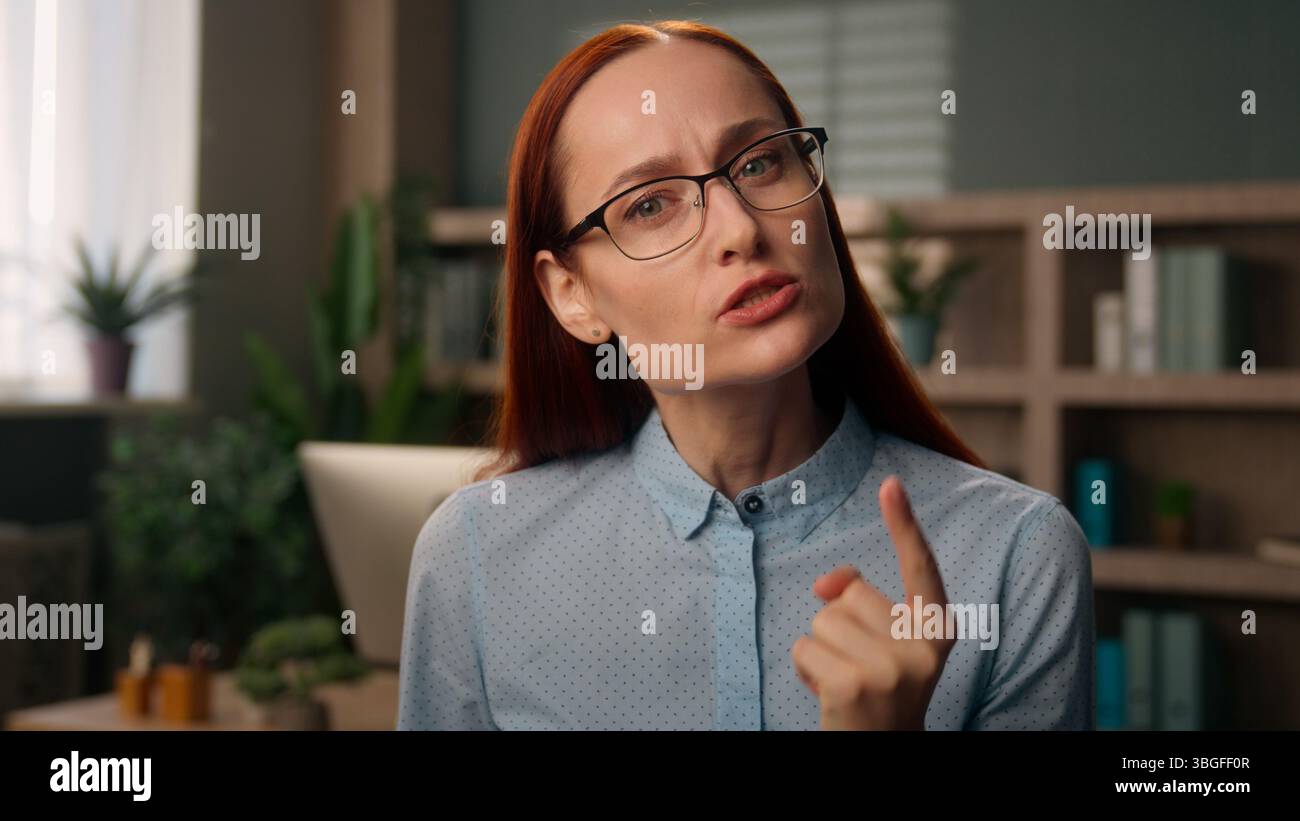 Angry irritated mad furious business woman boss leader teacher at ...