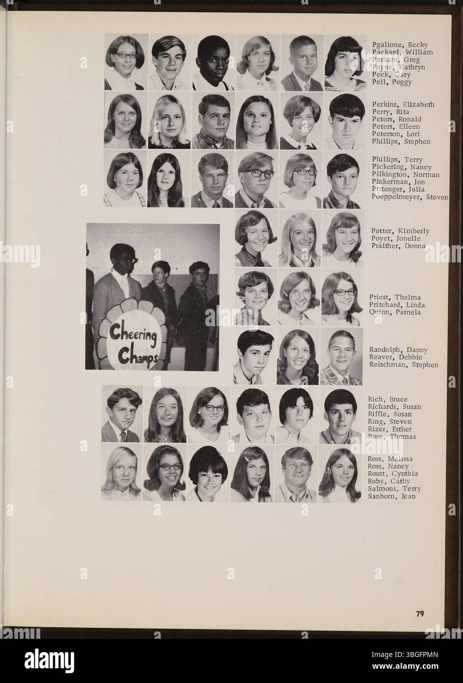 The 1970 Reynoldsburg High School yearbook, Reynolian, outlines the ...