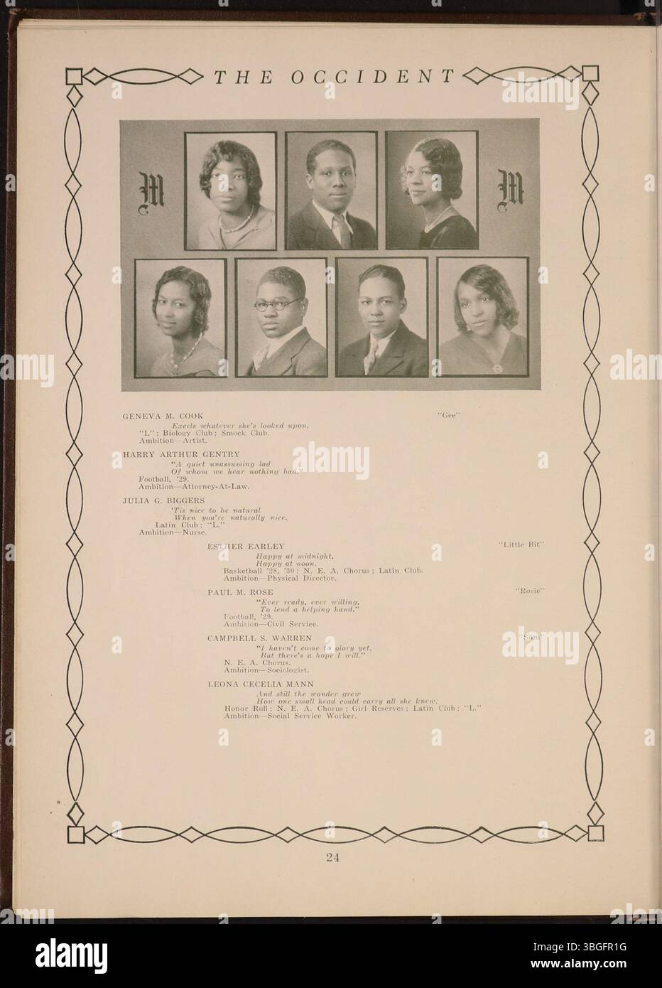 The 1930 West High School yearbook, The Occident, highlights the school ...