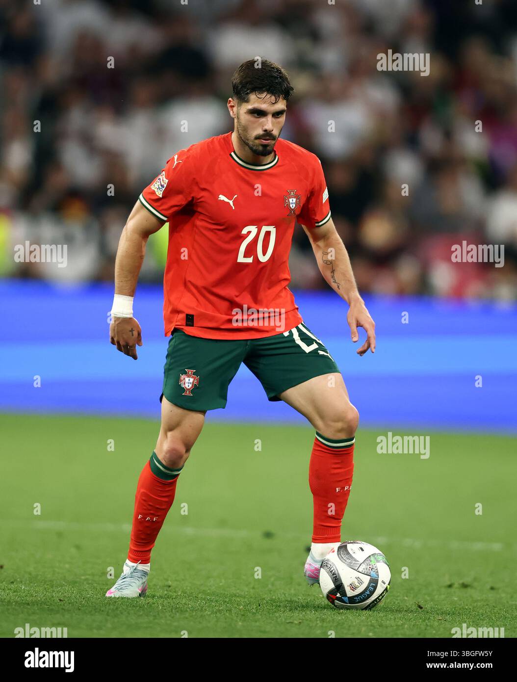 MUNICH, GERMANY - JUNE 04: Pedro Neto of Portugal during the UEFA ...