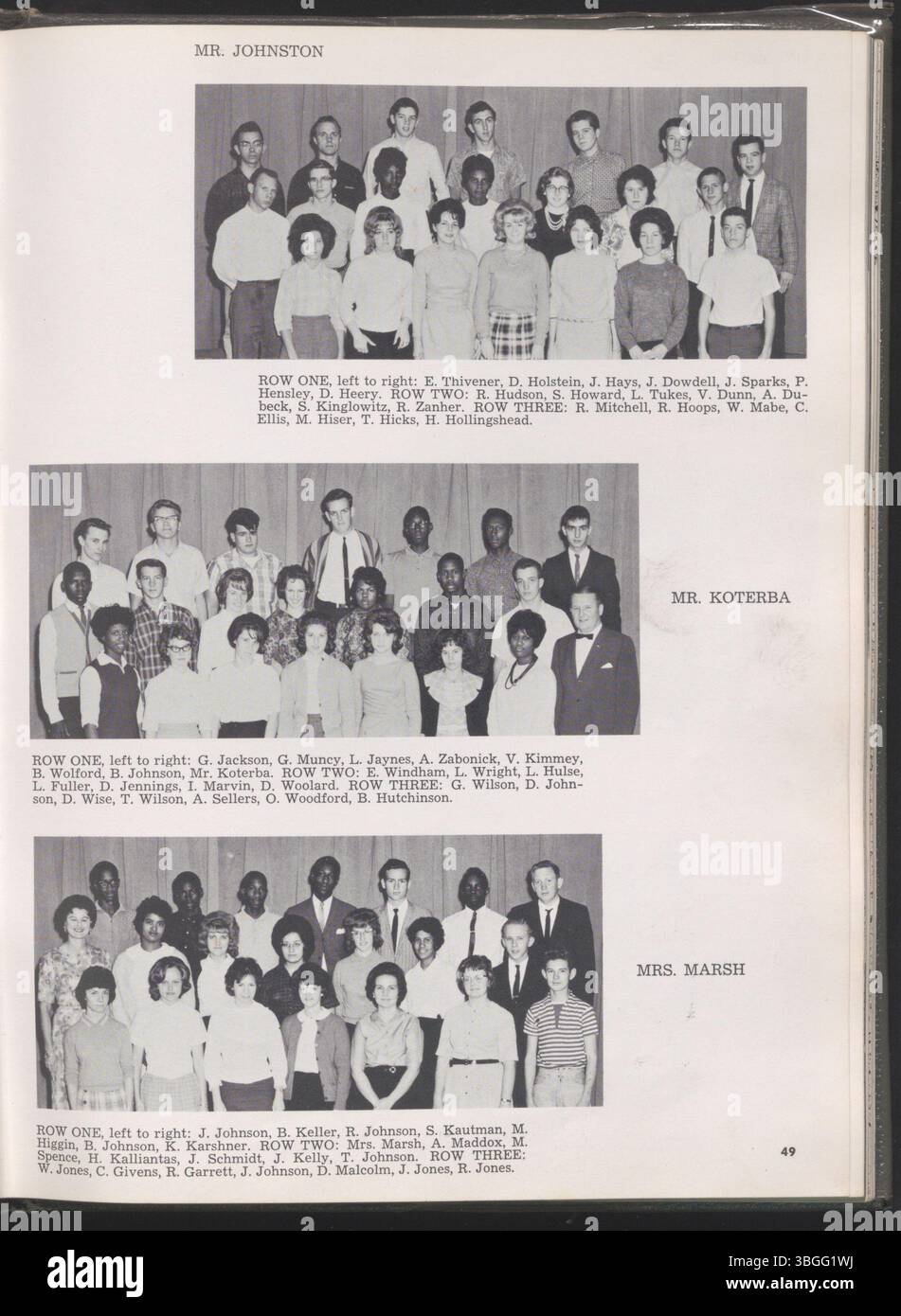 The 1964 yearbook from Central High School, 'The Doubloon,' captures ...