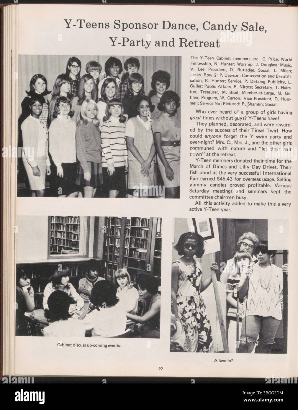 The 1969 *The Panther* yearbook from Linden McKinley High School ...