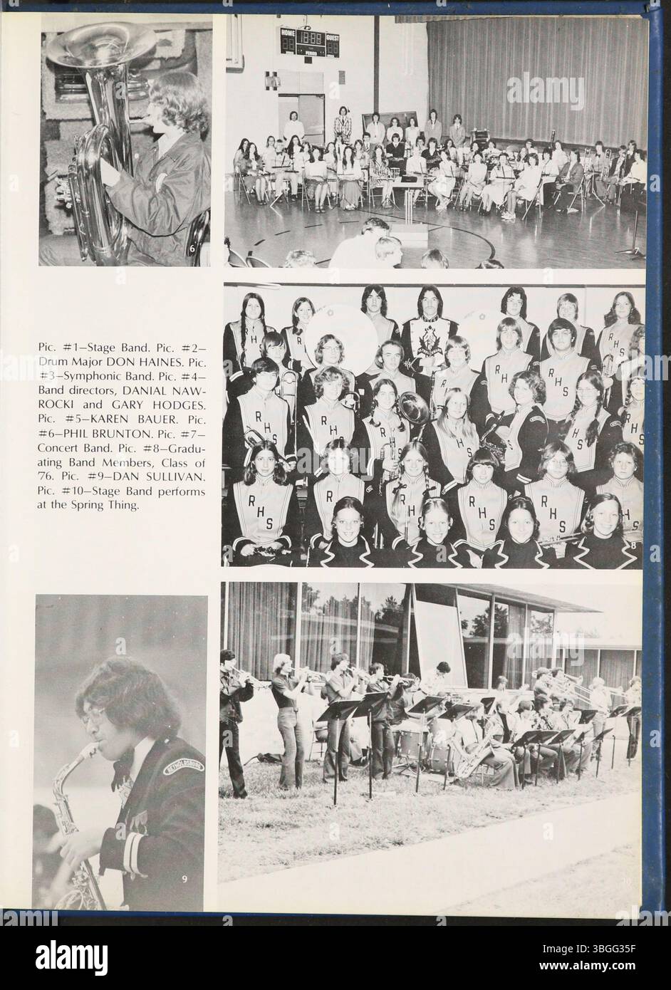 The Reynoldsburg High School yearbook from 1976, titled 'Reynolian ...