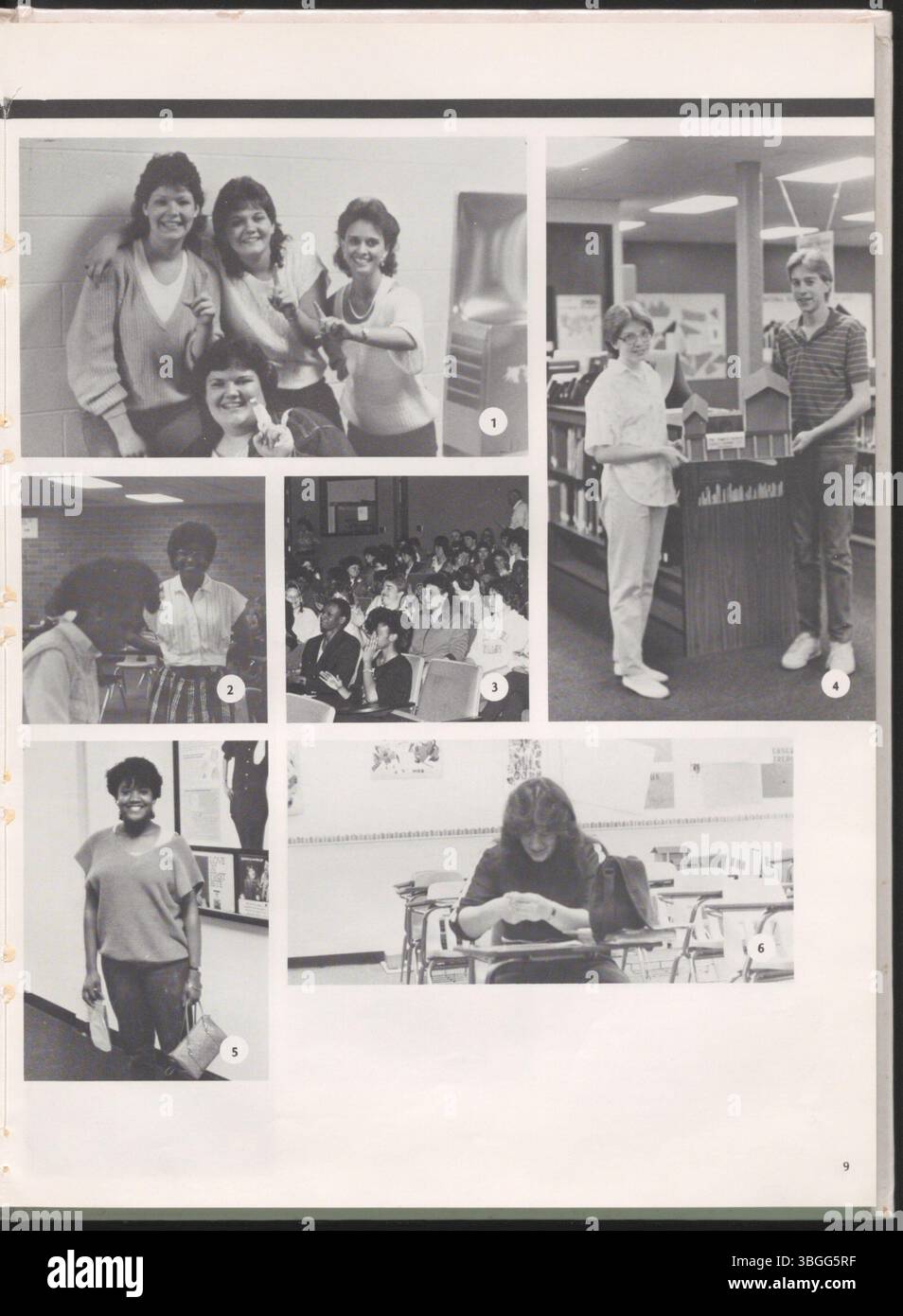 The 1986 Briggs High School yearbook, named 'Alpha,' contains portraits ...