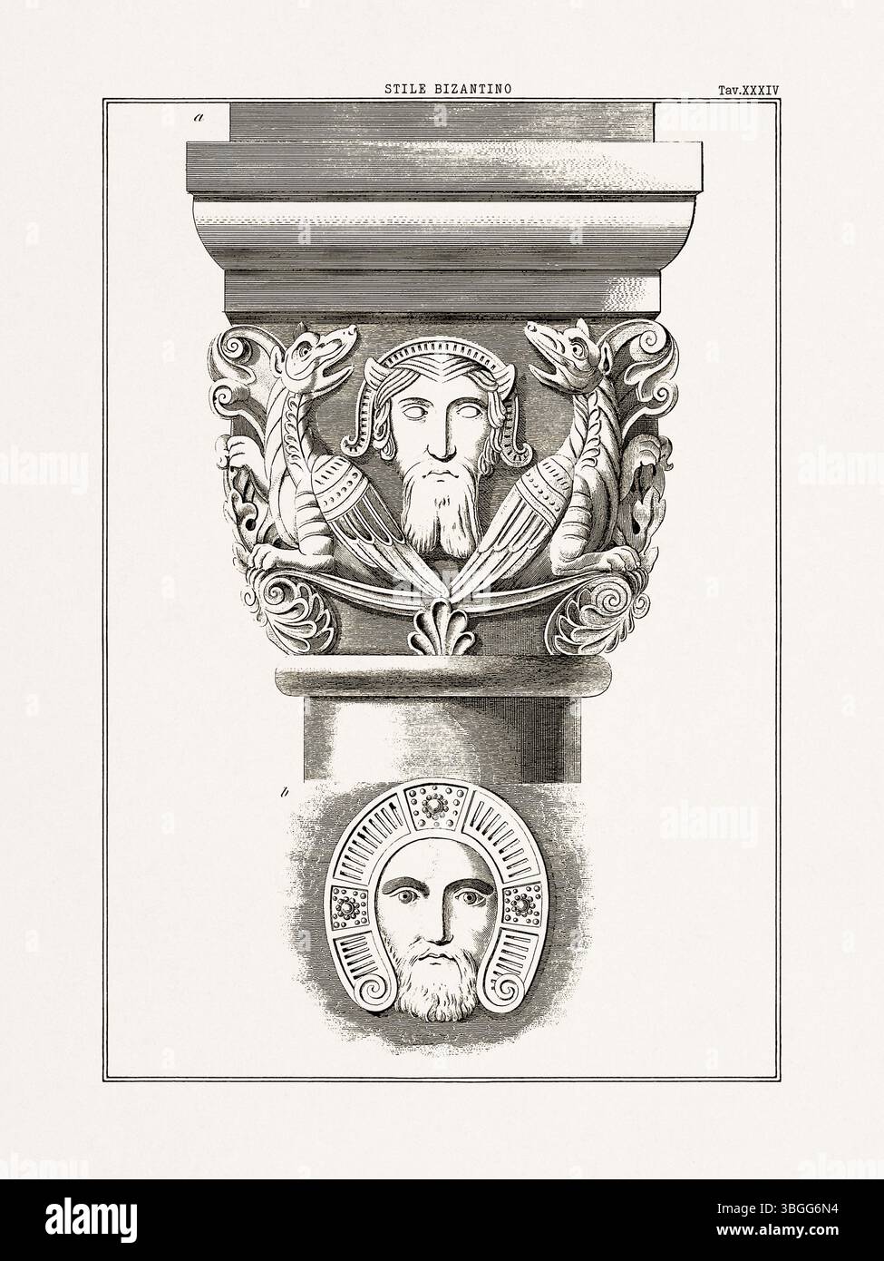 Byzantine architectural motifs from the medieval era, published in ...