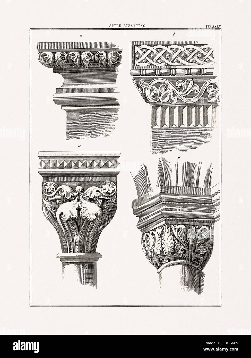 Byzantine architectural motifs from the medieval era, published in ...