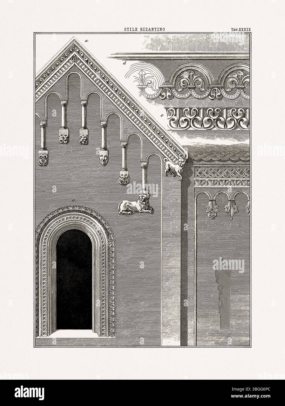 Byzantine architectural motifs from the medieval era, published in ...