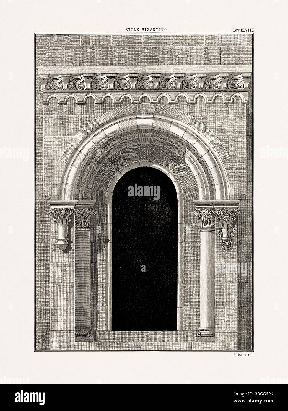 Byzantine architectural motifs from the medieval era, published in ...