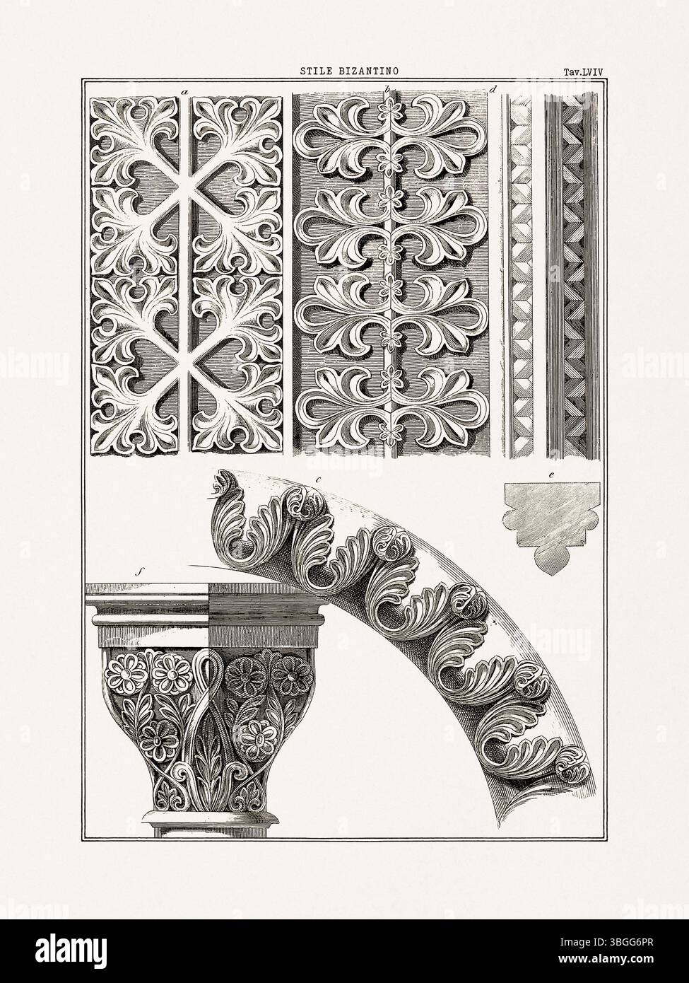 Byzantine architectural motifs from the medieval era, published in ...