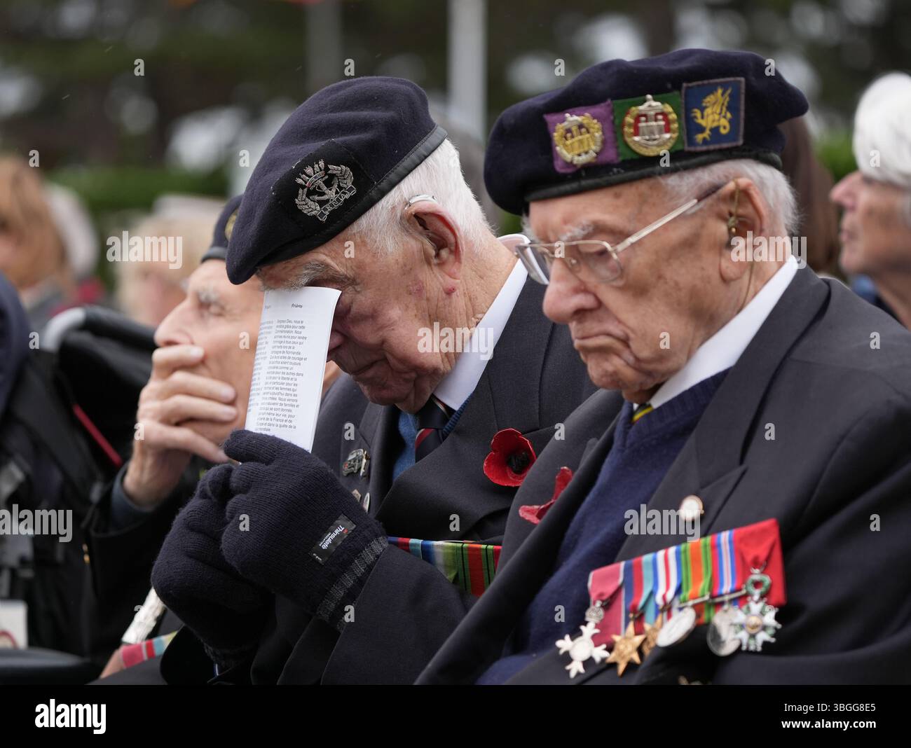 D-Day veterans Henry Rice (left) and Ken Hay attend the Spirit of ...