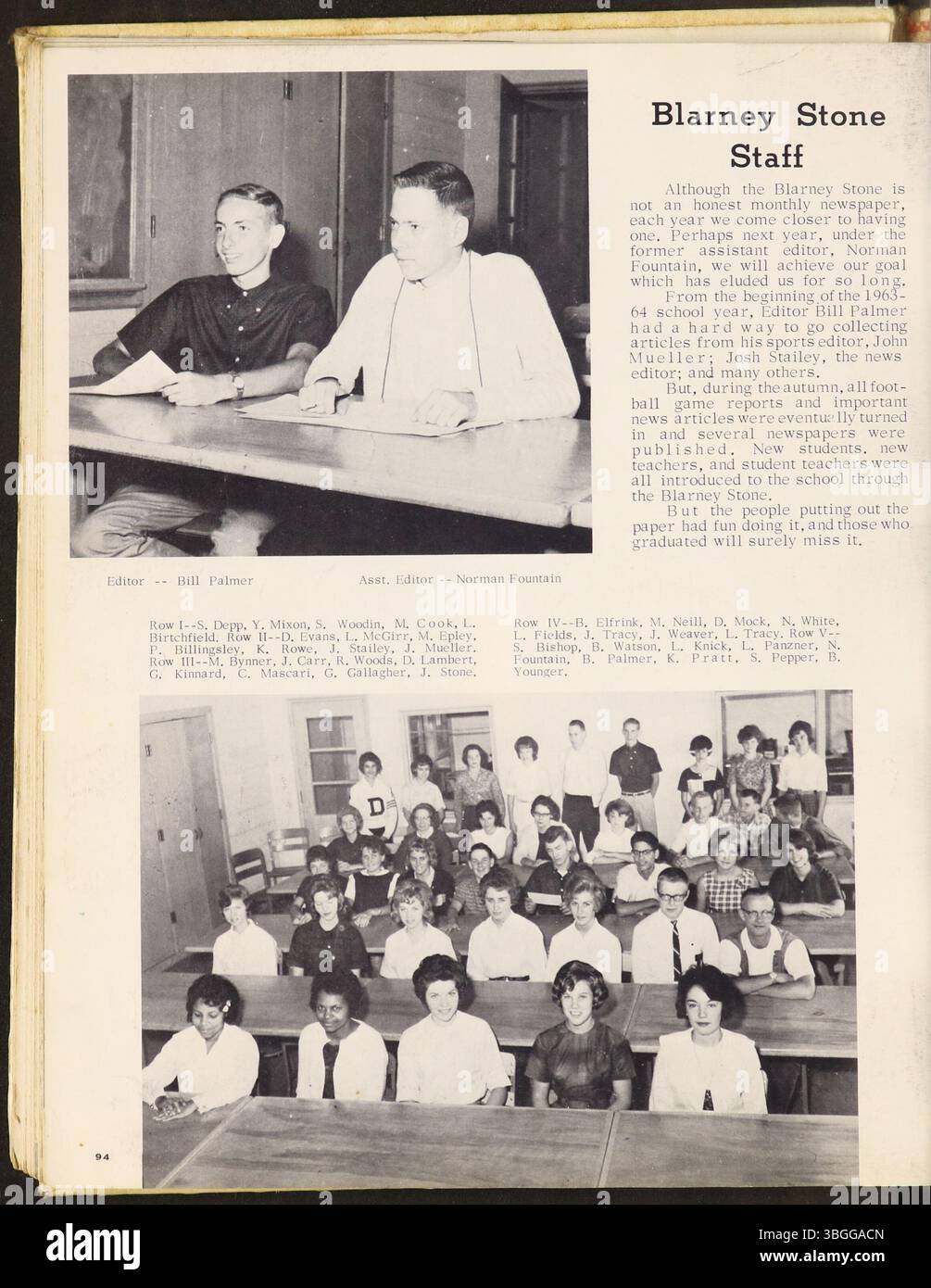 Dublin High School's 1964 yearbook, Shamrock, features pages that ...