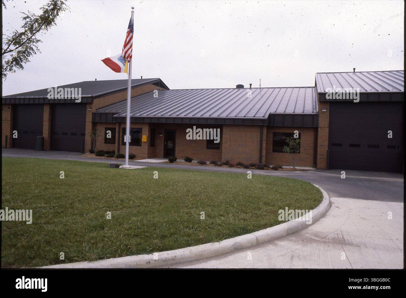 Photograph of Columbus Fire Station 30 circa 1988. The station was ...