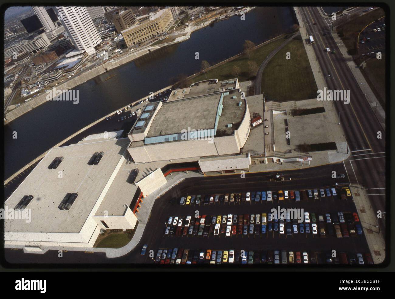 An aerial view of the Franklin County Veterans Memorial Hall, completed ...