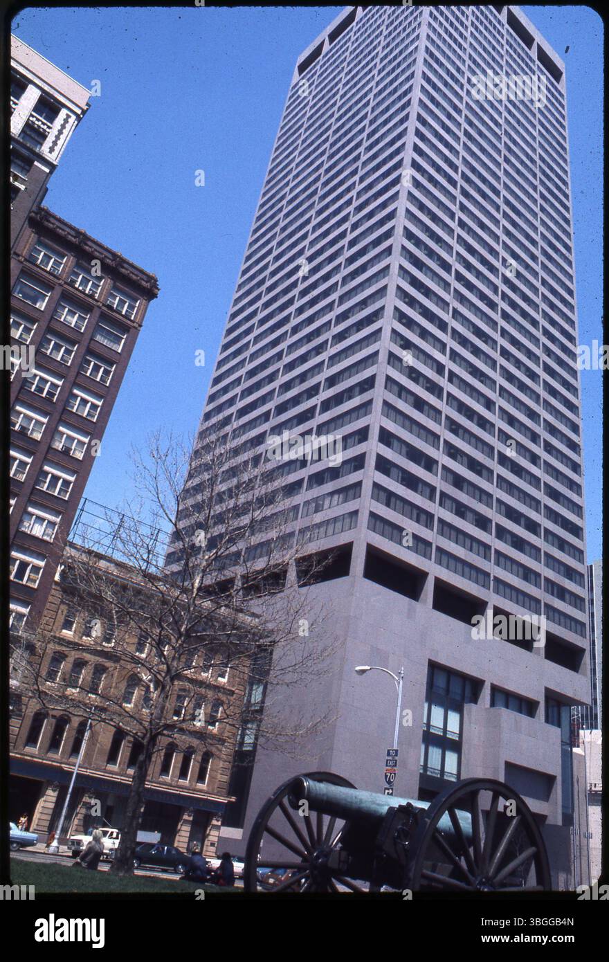 The James A. Rhodes State Office Tower was completed in 1975, rising ...