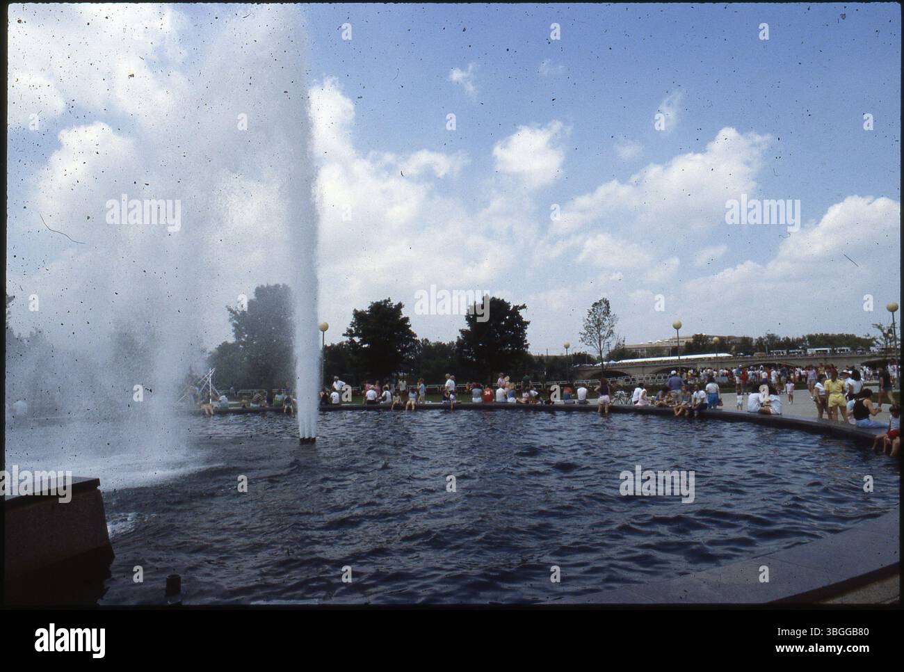 A view looking west of the Bicentennial Park Fountain. Located in a 4.7 ...