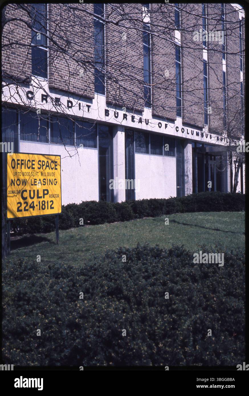Color photograph of the front of the Credit Bureau of Columbus Building ...