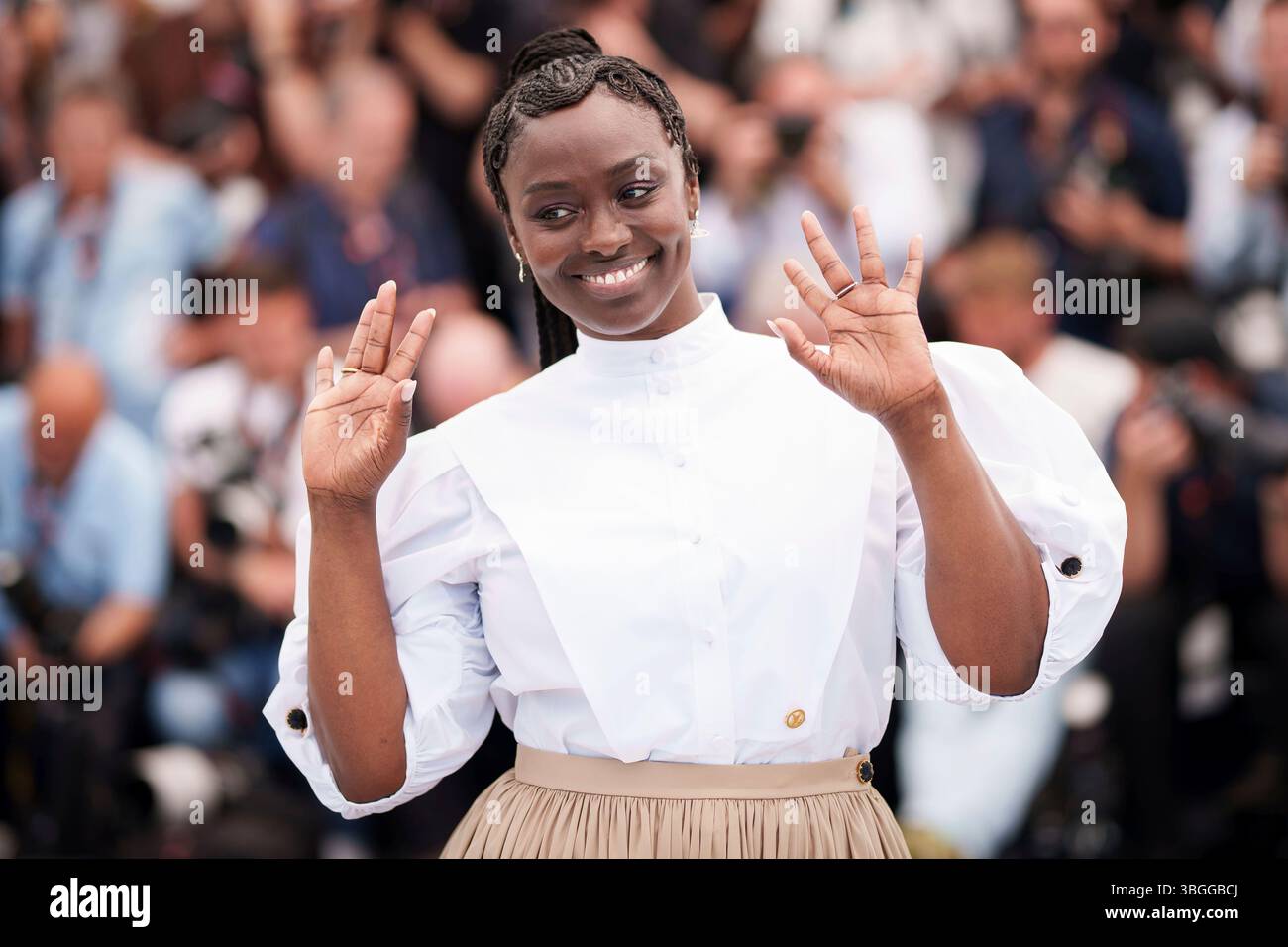 Aissa Maiga poses for photographers photo call for the film 'Promised ...