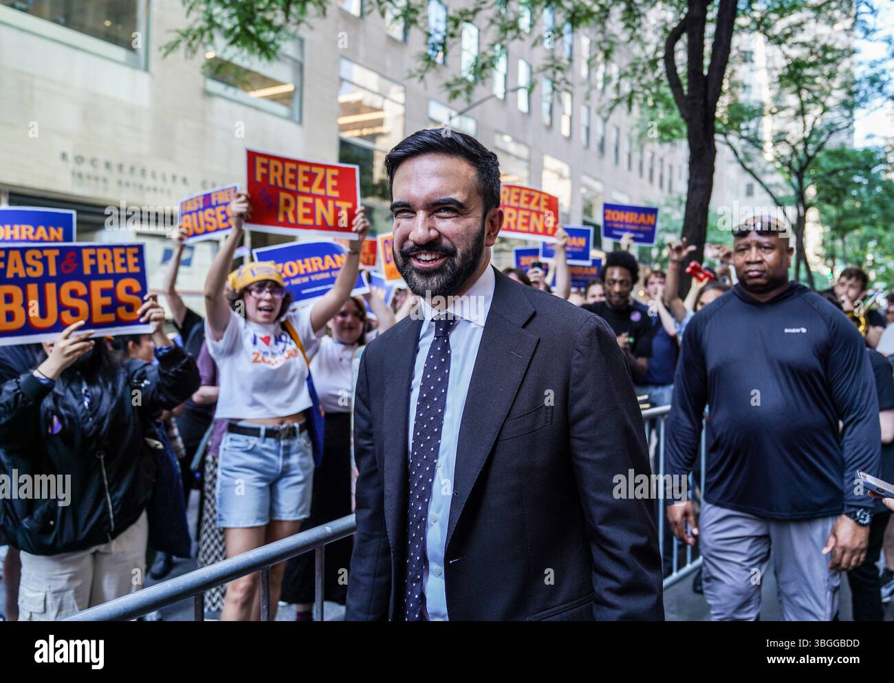 New York City Mayoral Candidate Zohran Mamdani arrives for the New York ...