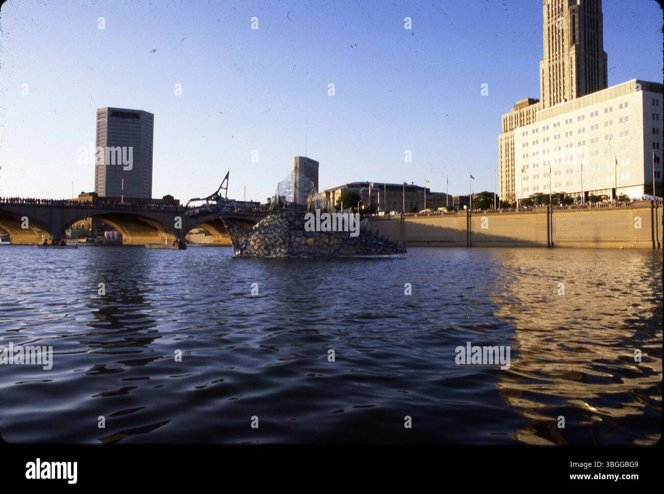 The fire-breathing dragon sculpture, part of the 1984 Greater Columbus ...