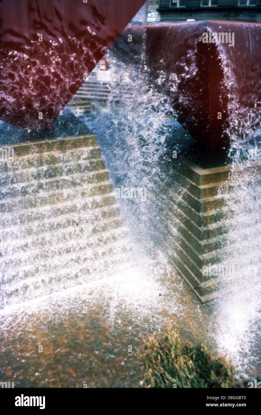 The fountain at The Centrum, located at South High and East Town ...