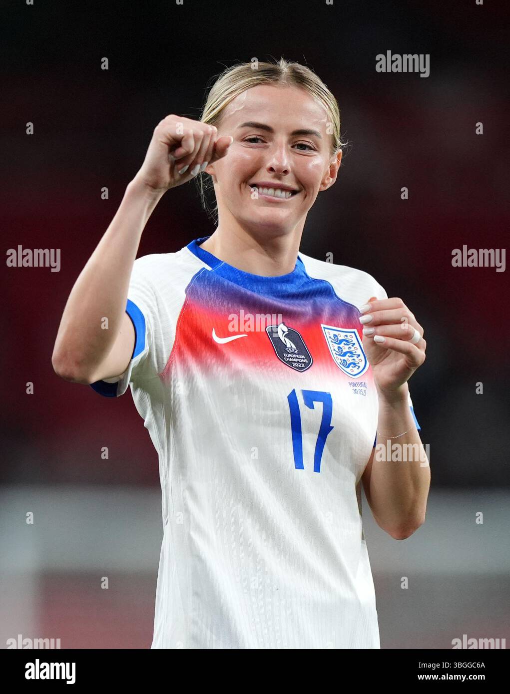 File photo dated 30-05-2025 of England's Chloe Kelly. Sarina Wiegman ...