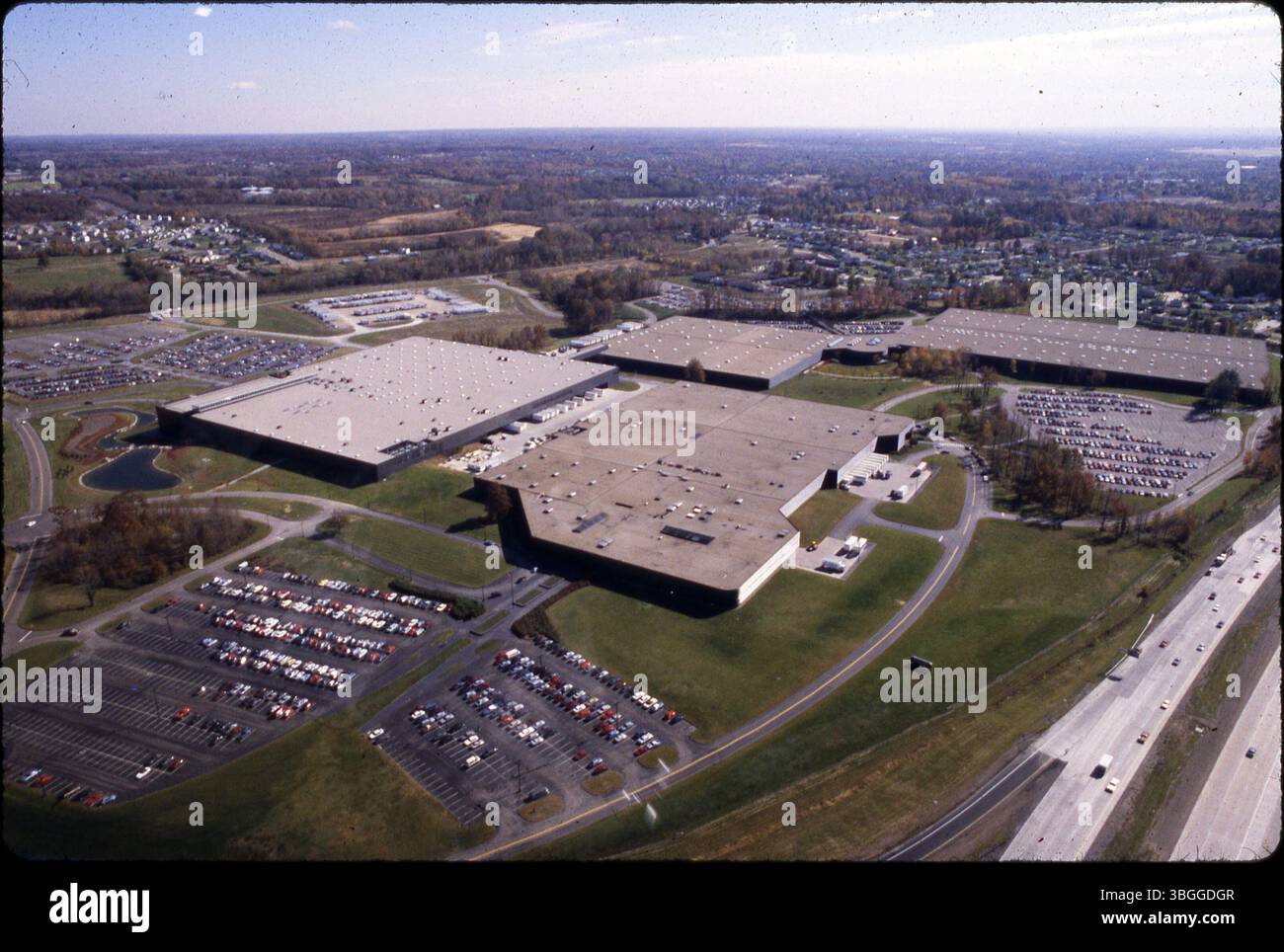 An aerial photograph from 1988 shows The Limited headquarters and ...