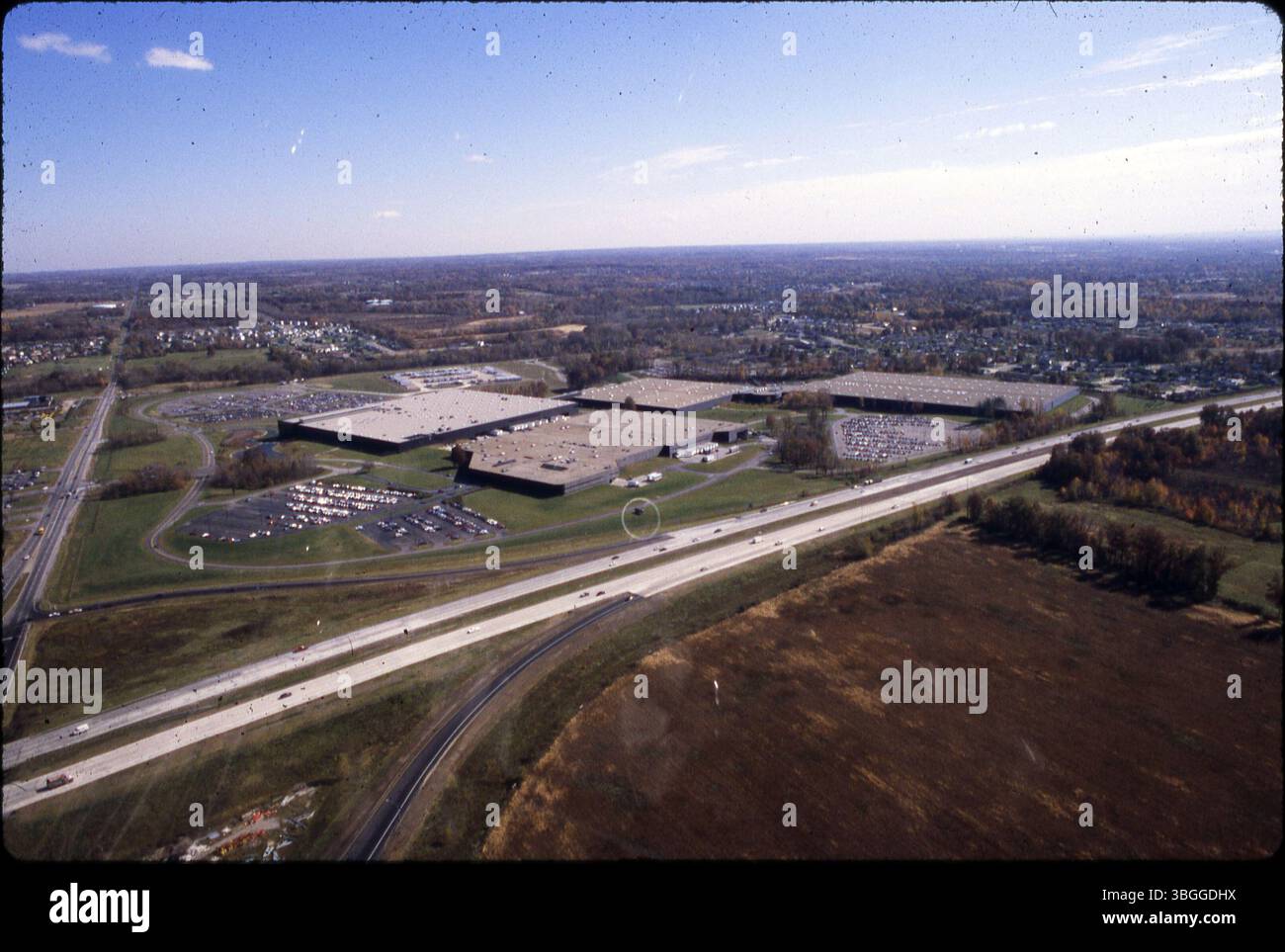 An aerial photograph from 1988 shows The Limited headquarters and ...
