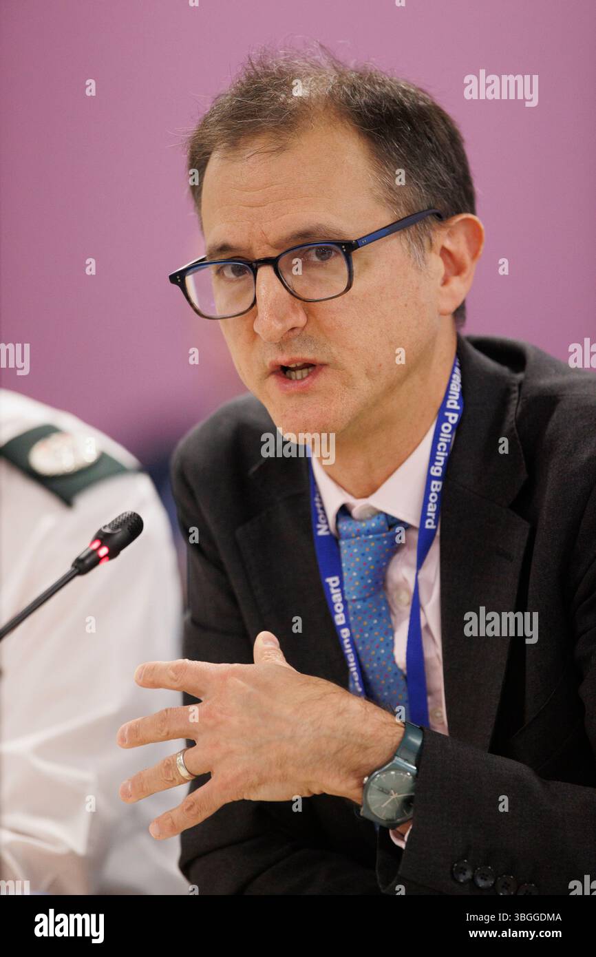 NCA Director General Graeme Biggar speaks during the monthly meeting of ...