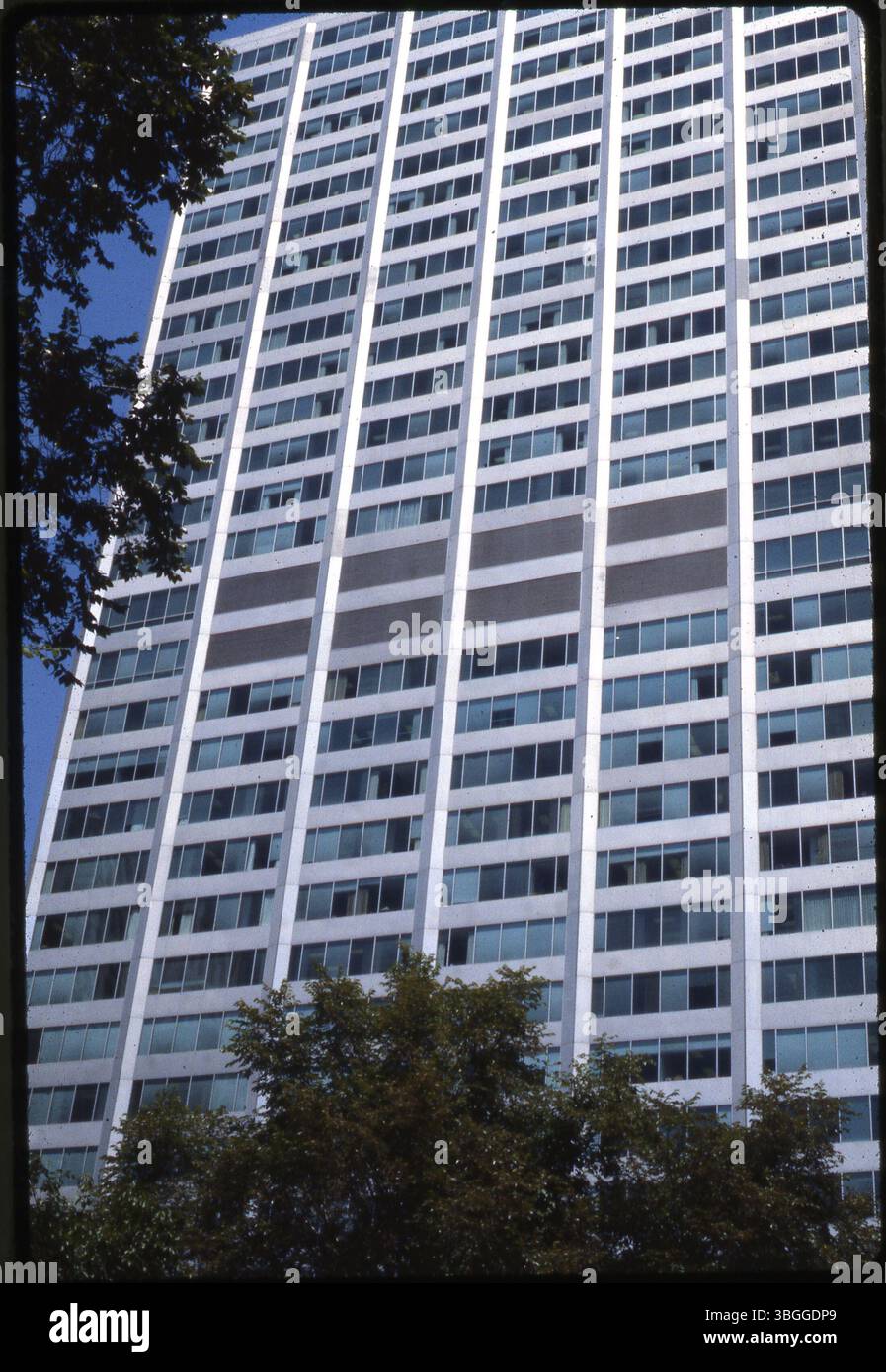 A photograph of the facade of the Borden Building at 180 East Broad ...