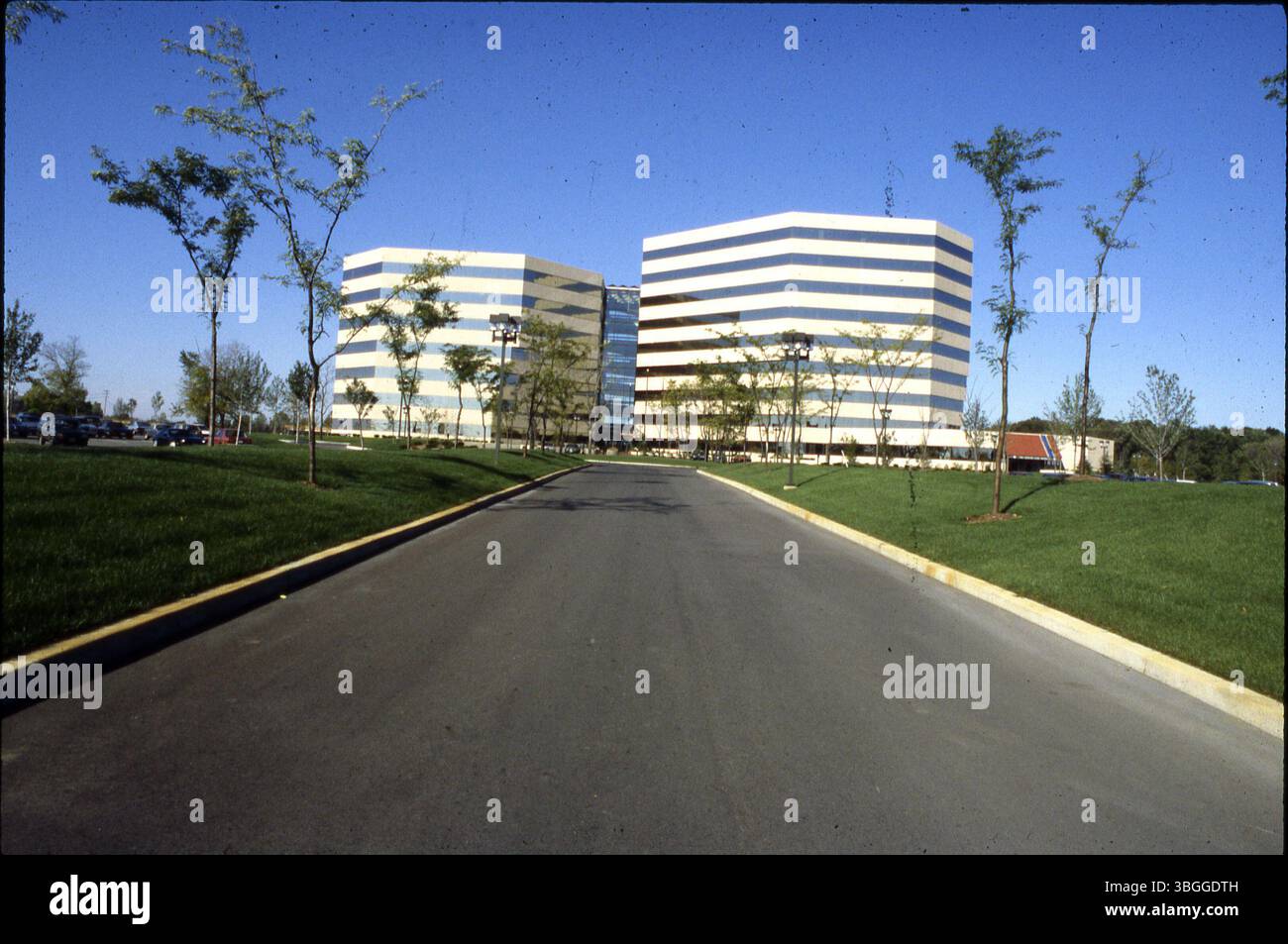 The Metro Center V office building, located at 655 Metro Place South ...