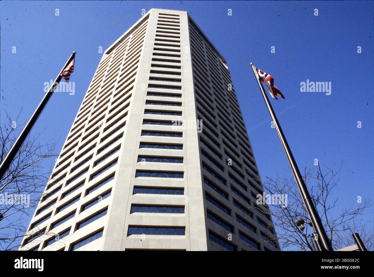 A 1984 photograph looking northwest at the American Electric Power (AEP ...