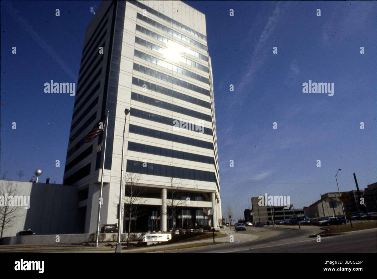 This photo looks east from Civic Center Drive at West Rich Street ...
