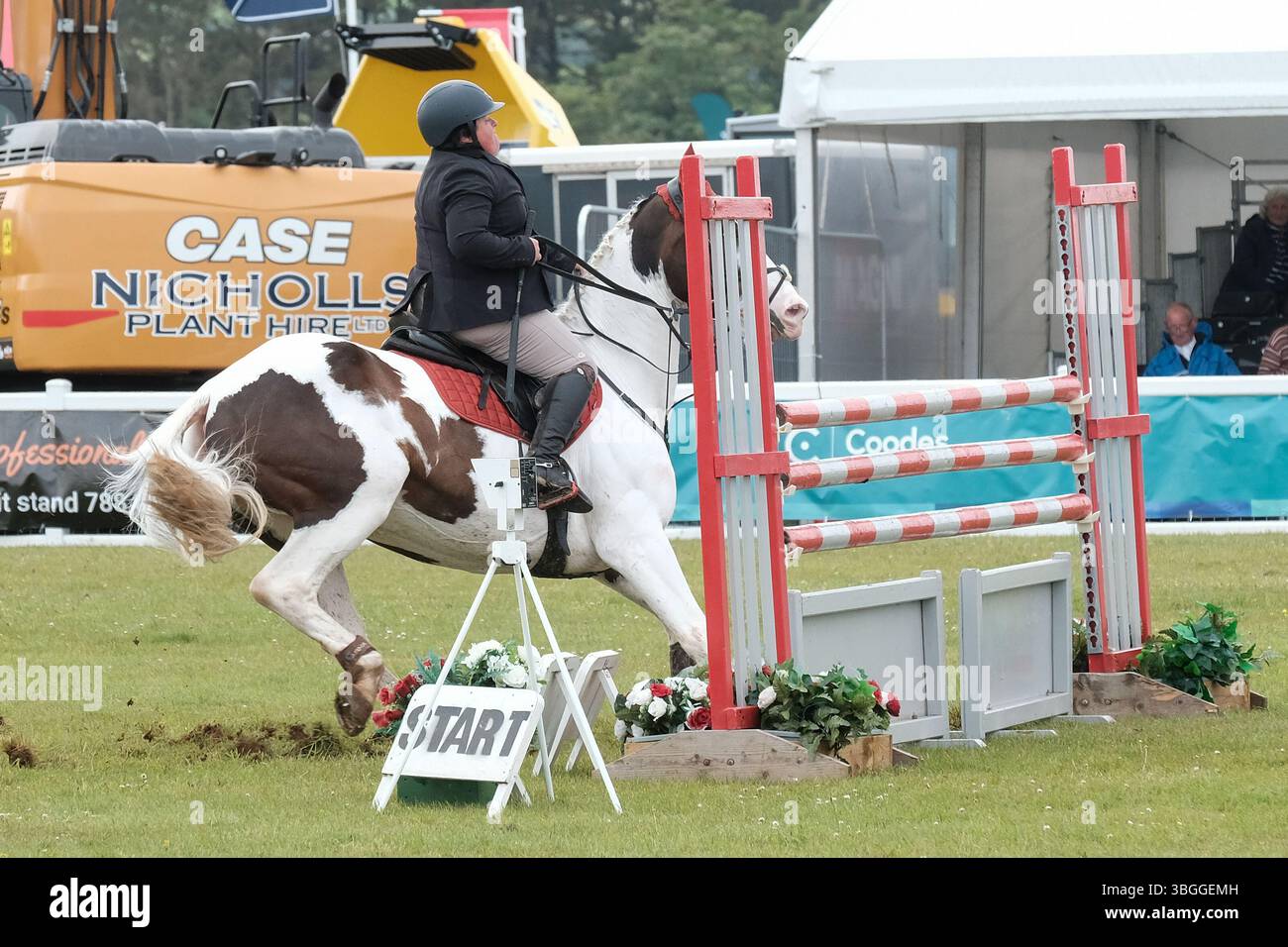 Showjumping at the Royal Cornwall Show at the Royal Cornwall Showground ...