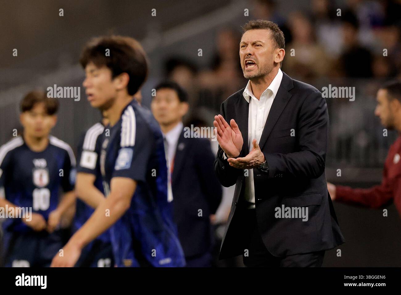 Perth, Australia. 05th June, 2025. Tony Popovic, head coach of the ...