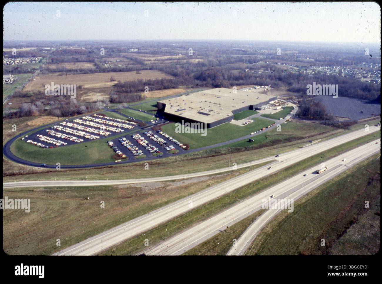 An aerial view looking southeast from near Morse Road and I-270 ...