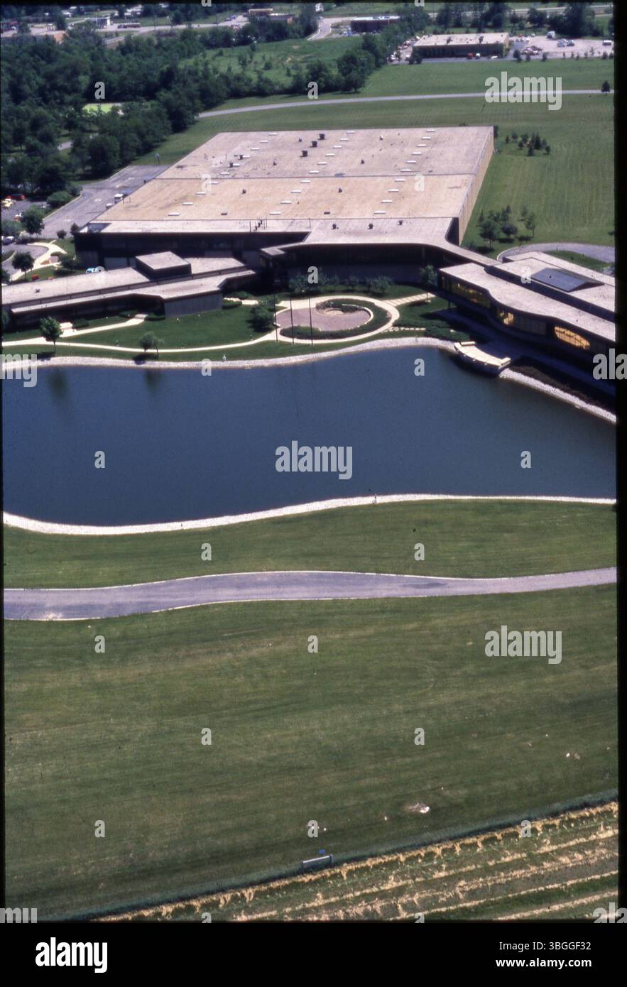 An aerial view from 1978 shows the Volkswagen of America regional ...