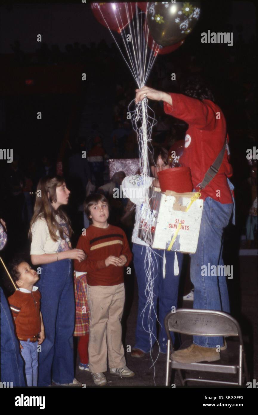 A 1979 photograph of the 29th annual Aladdin Shrine Circus at Ohio ...
