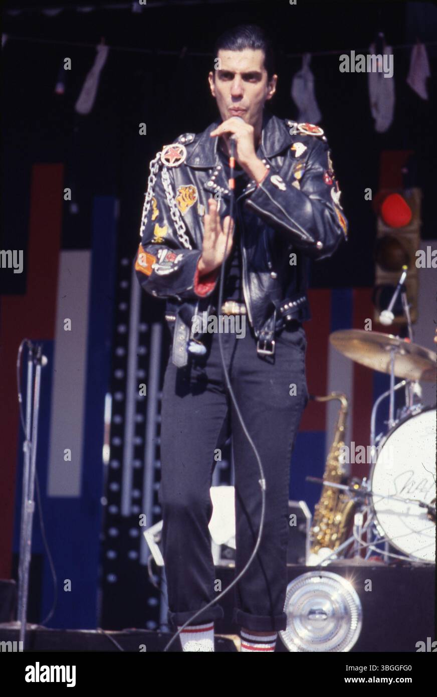 Jon 'Bowzer' Bauman performs with Sha Na Na at the Ohio State Fair ...