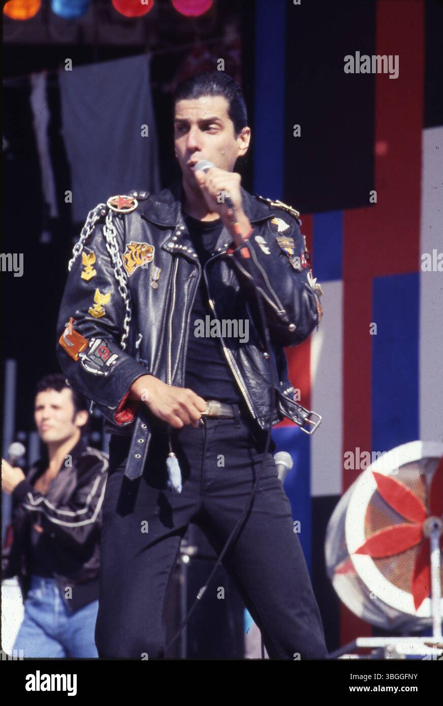 Jon 'Bowzer' Bauman of the band Sha Na Na performs at the Ohio State ...
