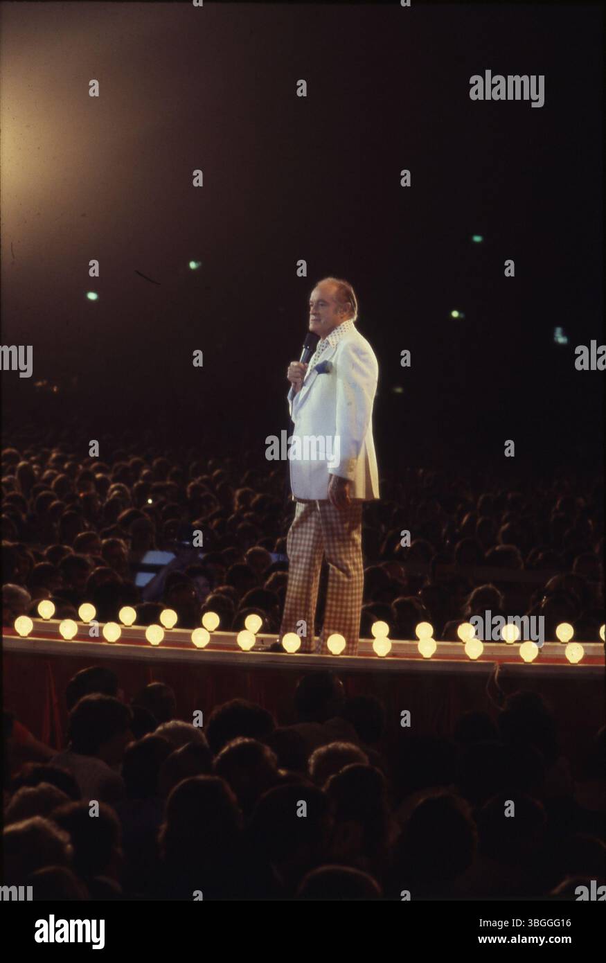 Comedian Bob Hope performed for three consecutive days at the Ohio ...